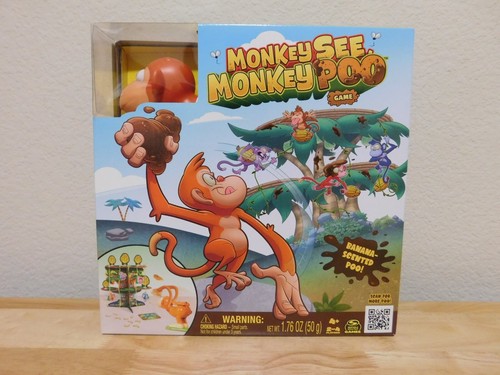 New Spinmaster Games Monkey See Monkey Poo Game | eBay