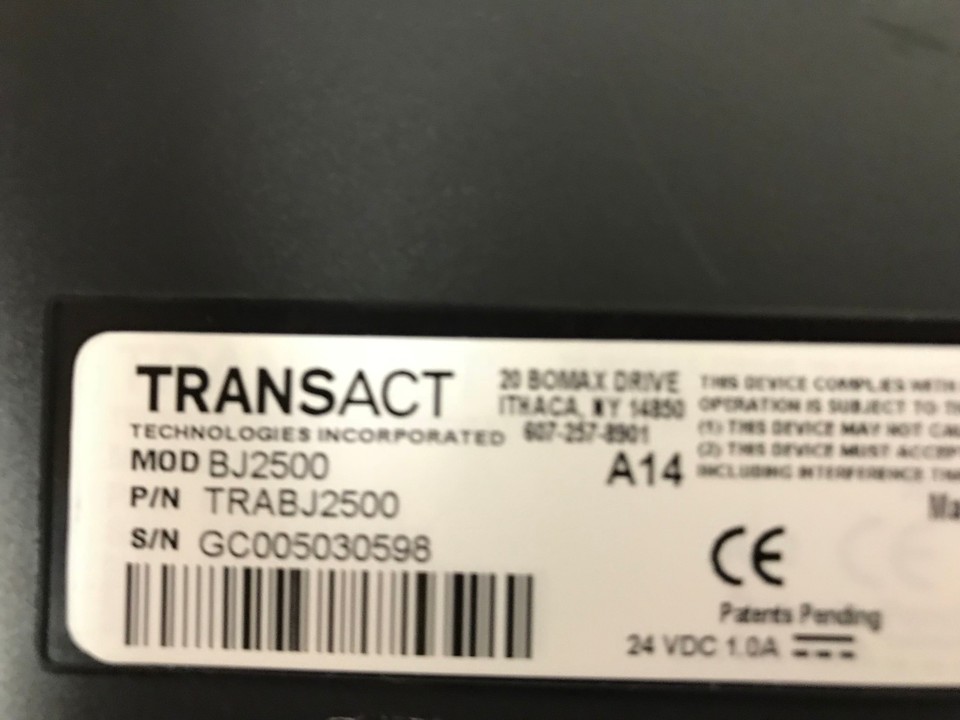 TransAct Ithaca BANKjet 2500 Inkjet Printer BJ2500 | eBay