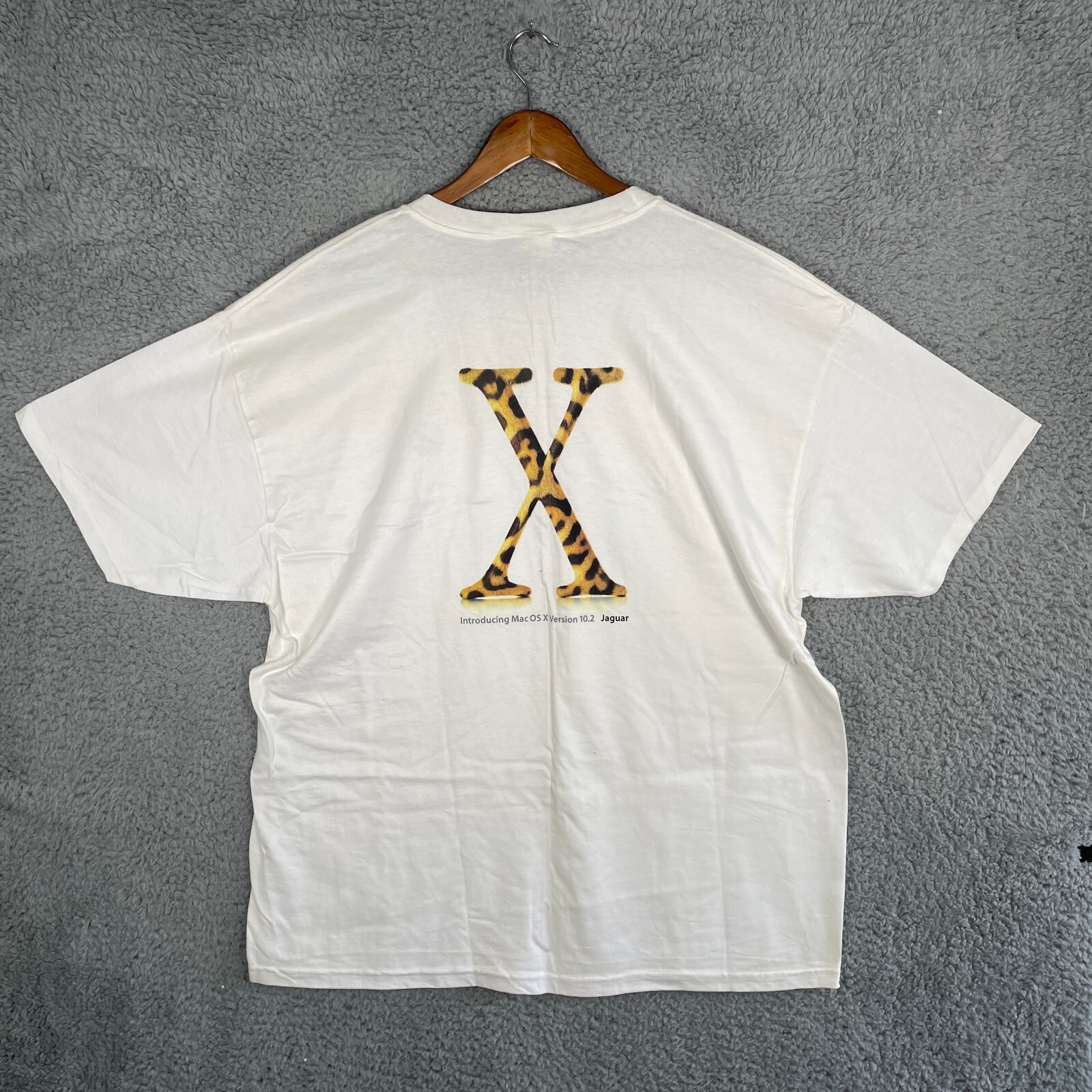 Original Authentic Apple T-Shirt - Mac OS X Jaguar 10… - Gem