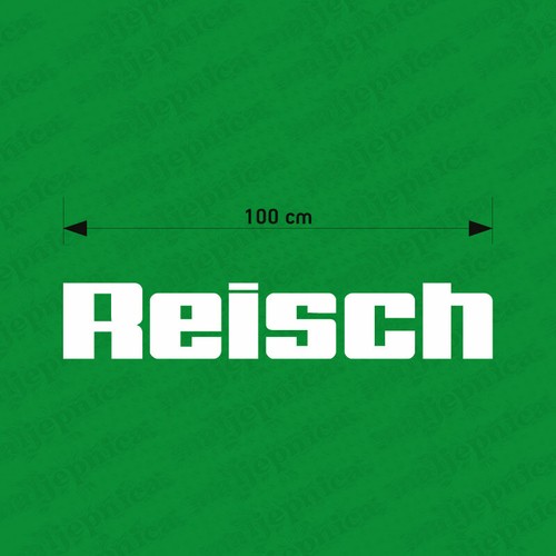 Reisch Ersatzaufkleber / Sticker / Schriftzug für Anhänger und andere ...