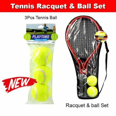 7pce Tennis Rackets Value Set with Tennis Balls Bag Nurturing Active ...