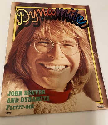 Vintage Dynamite John Denver Magazine 1975 Nine Tv2977 Rock N Roll | eBay