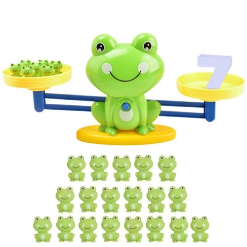 A Set Digital Frog Balance Toy Fun Math Game STEM Learning Toy Early ...