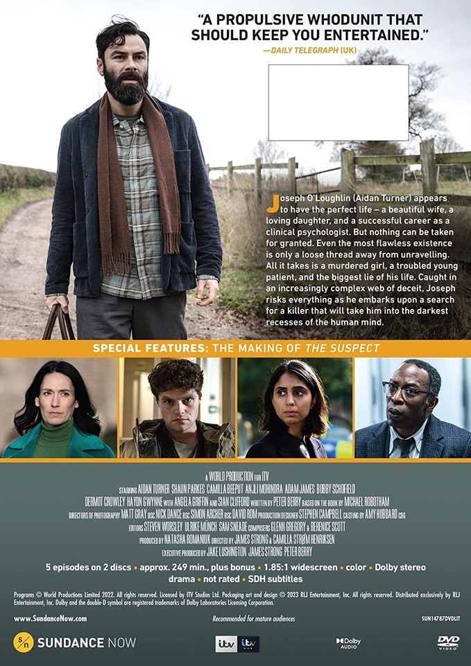 The Suspect - Series 1 (DVD) Aiden Turner Imogen Daines Tom McKay Tara ...