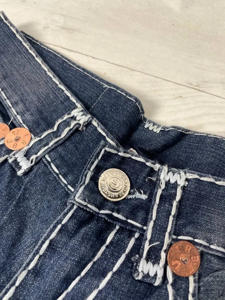 Vintage True Religion Billy Super T Denim Jeans Baggy Y2K Men Size ...