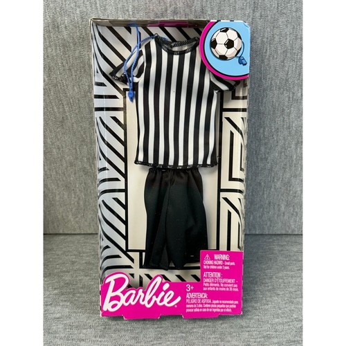 BARBIE DOLL FASHION CLOTHES KEN CAREER SOCCER REFEREE UNIFORM Mattel ...