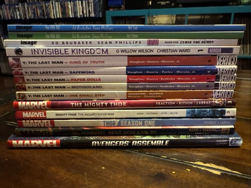 comic book trade paperback lot (5 Hardcover 9 Paperback) | eBay