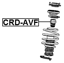 Front Shock Absorber Jounce Bumper Fits Dodge 05105543AC, 05105543AD ...