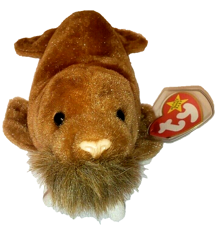Ty Beanie Baby PAUL the Brown Walrus (7 Inch) NEW MWMTs Stuffed Animal ...