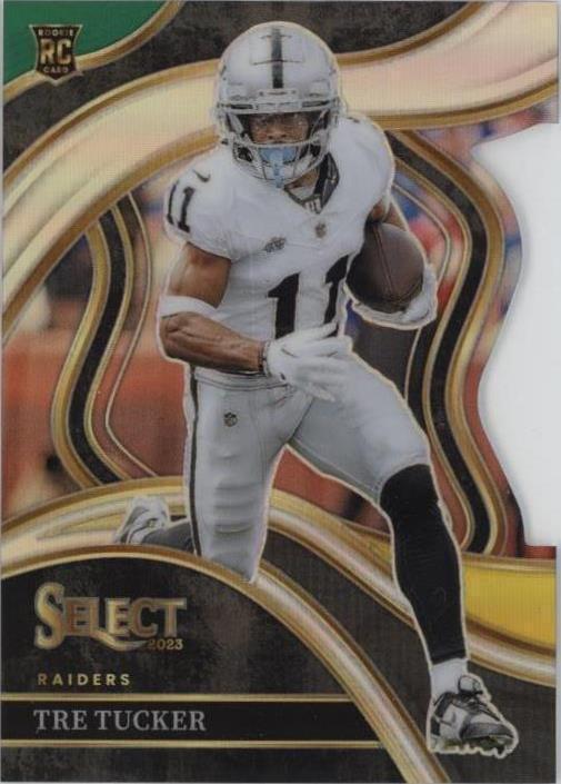 2023 Panini Select - Club Level Tre Tucker #214 Green & Yellow Prizm ...