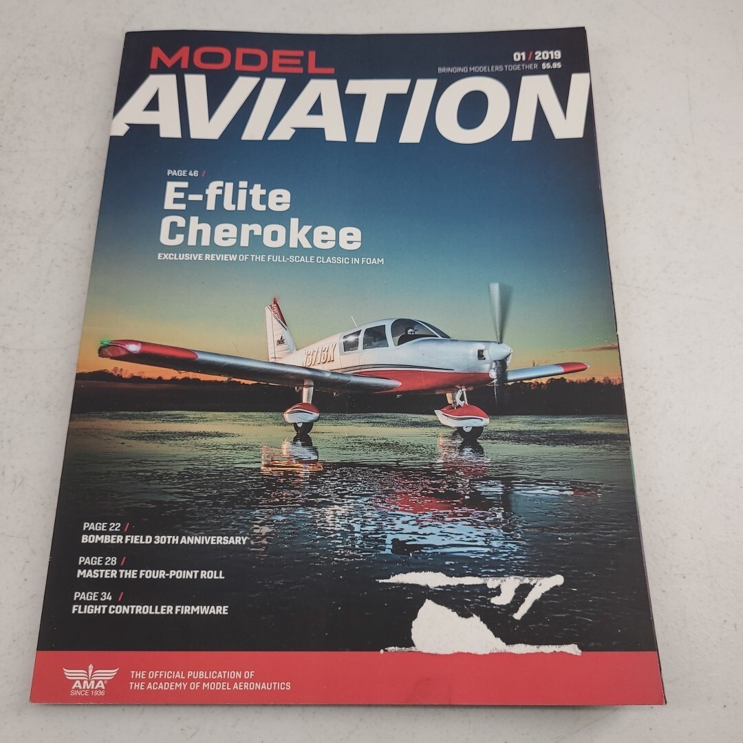 Model Aviation Magazine January 2019 E-flite Cherokee Bomber Field ...