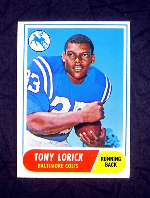 1968 TOPPS SET BREAK Tony Lorick #204 Baltimore Colts EX | eBay