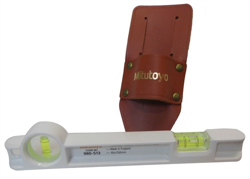 New! Mitutoyo 10" Aluminum Spirit Level with Sheath / Pouch for ...