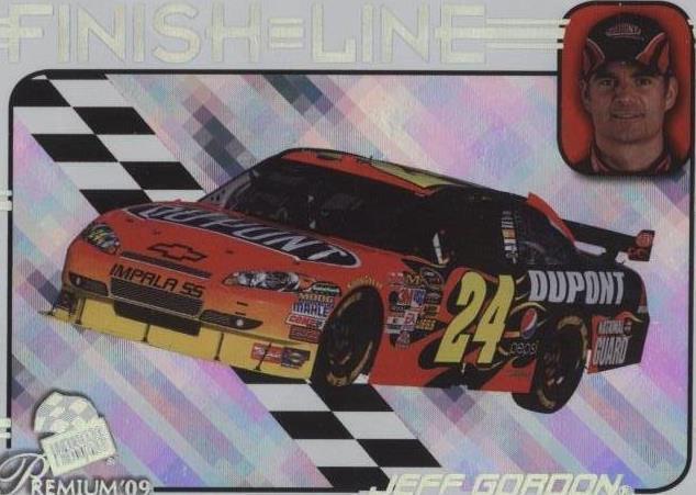 2009 Press Pass Premium - Finish Line Jeff Gordon #81 for sale online ...