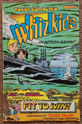 The Tandy Computer Whiz Kids Comic Book Radio Shack Promo CAT. NO. 68 ...