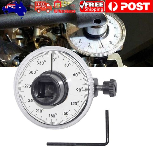 0-360 Degree Car Angle Gauge Dial Torque Wrench 1/2" Ratchet Meter ...