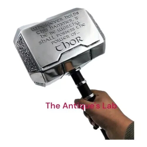 Antique Thor Hammer Metal, Thor Hammer resin, Mjolnir, Thor Cosplay 1/1 ...