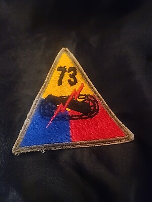 WW2 US Army Armored Tank Battalion Patch 73rd WA8 | eBay