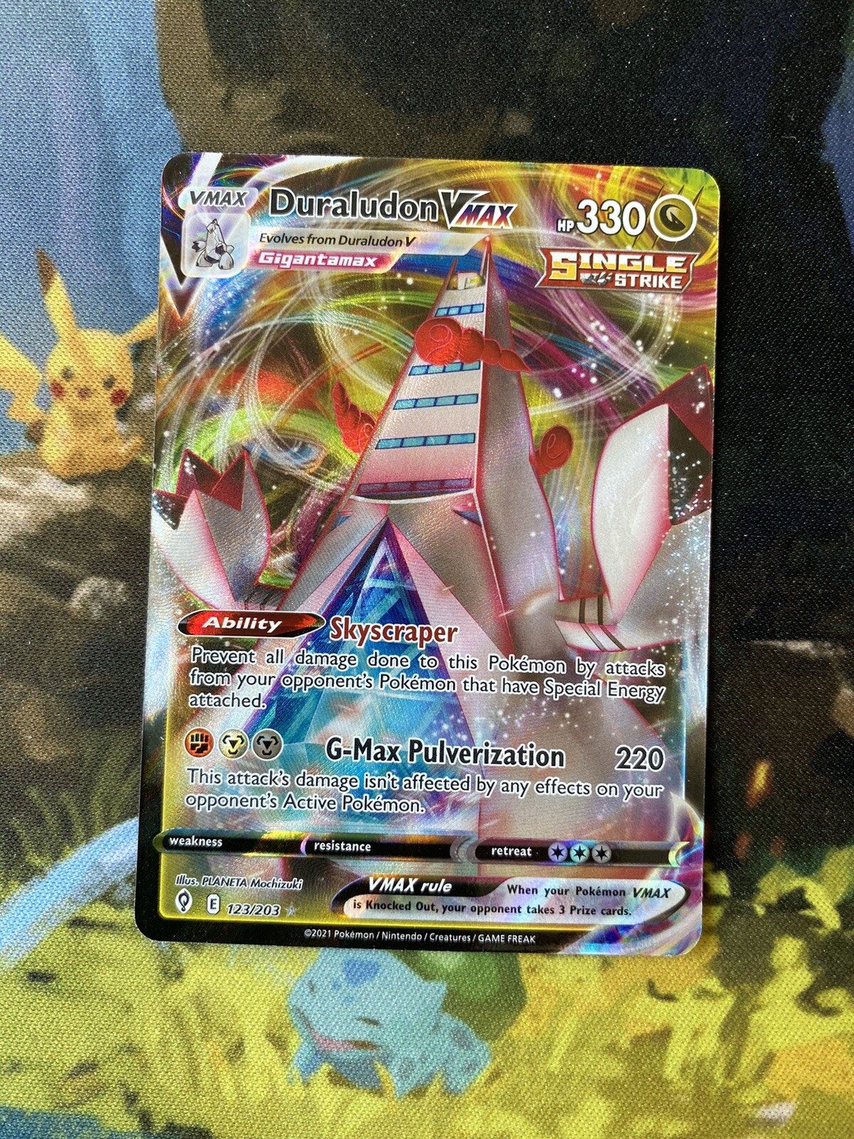Duraludon VMAX (Evolving Skies 123/203) ultra rare Pokemon card | eBay