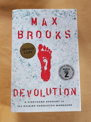 SIGNED Devolution by MAX BROOKS 1st Printing First Edition 2020 ...