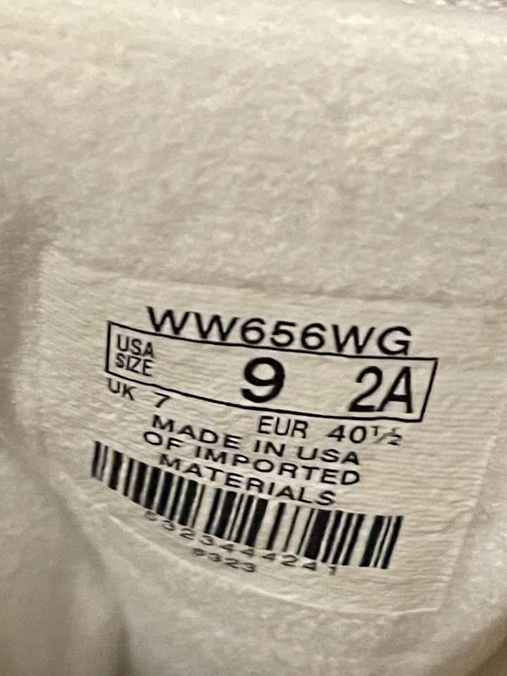 New Balance 656 Women's Walking Tennis Shoes SL-2 Fit 9 Abzorb Hypalon ...