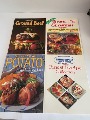 Lot of 4 Cookbook Magazines Beef Potato Cream Cheese Christmas | eBay