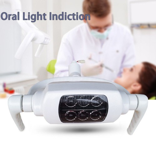 6 LED Dental Oral Light Teeth Operating Ceiling Mount Exam Lamp For ...