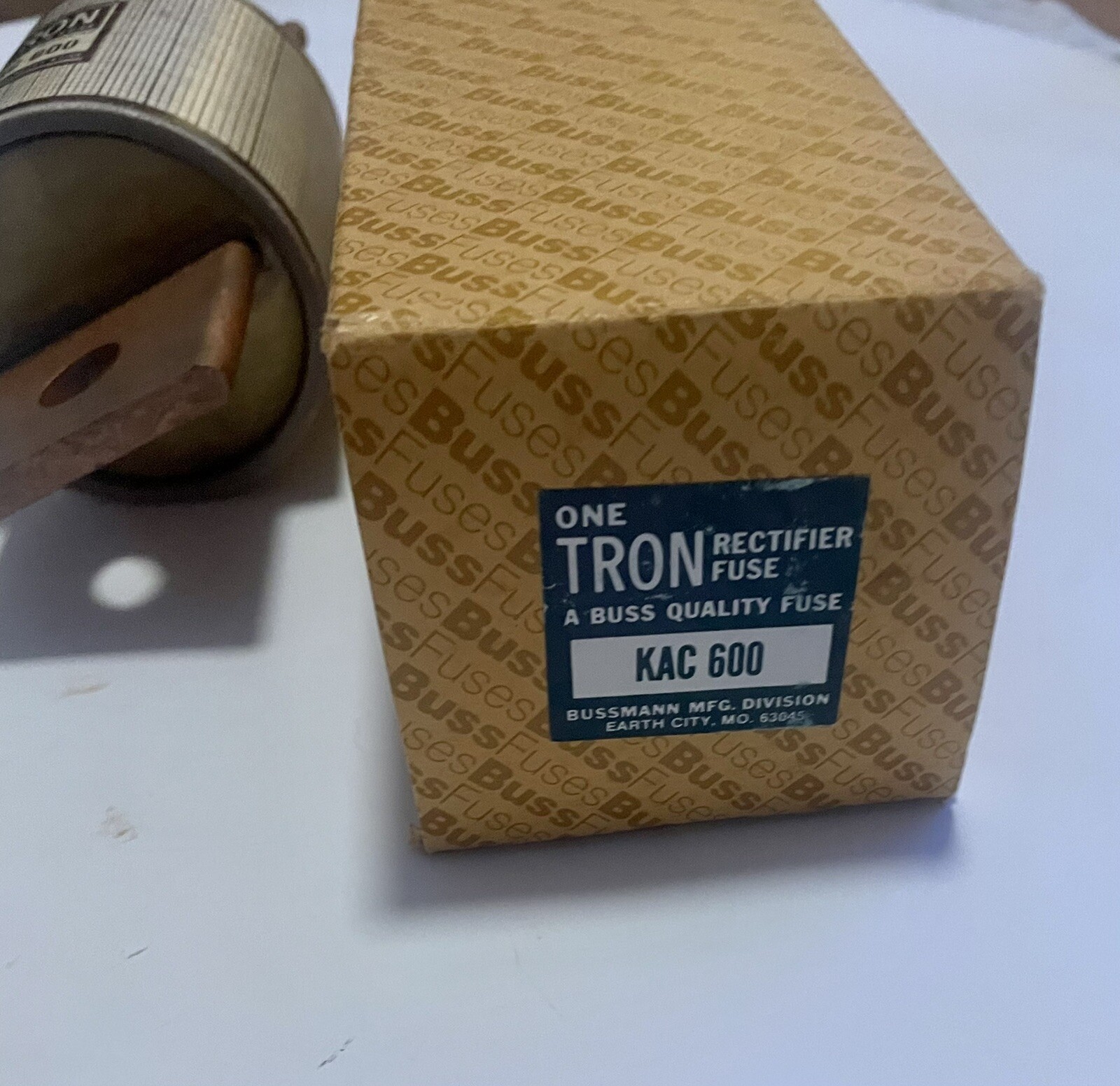 NEW Bussman Tron Rectifier Fuse KAC-600 KAC600 600 Volt Max. | eBay