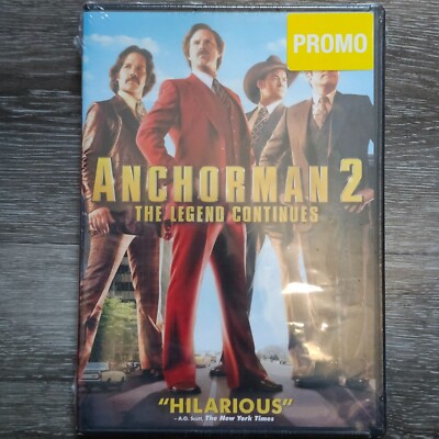 Anchorman 2 The Legend Continues DVD 2013 Paramount Will Ferrell Steve ...