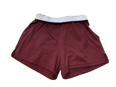 Kids XL (16) Soffe Brand Burgundy Maroon Cheer Tennis Soccer Athletic ...