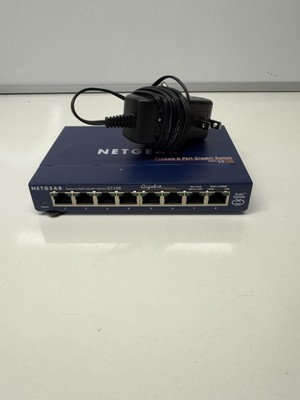 Netgear ProSafe 8 Port Gigabit Switch GS108 v3 2162013Y059DC with Power ...