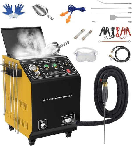 Automotive Dry Ice Blasting Cleaning Machine Dry Ice Blaster Engine ...