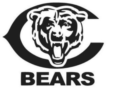 NFL Chicago Bears football Vinyl Sticker Decal Car Window Bumper Cell ...