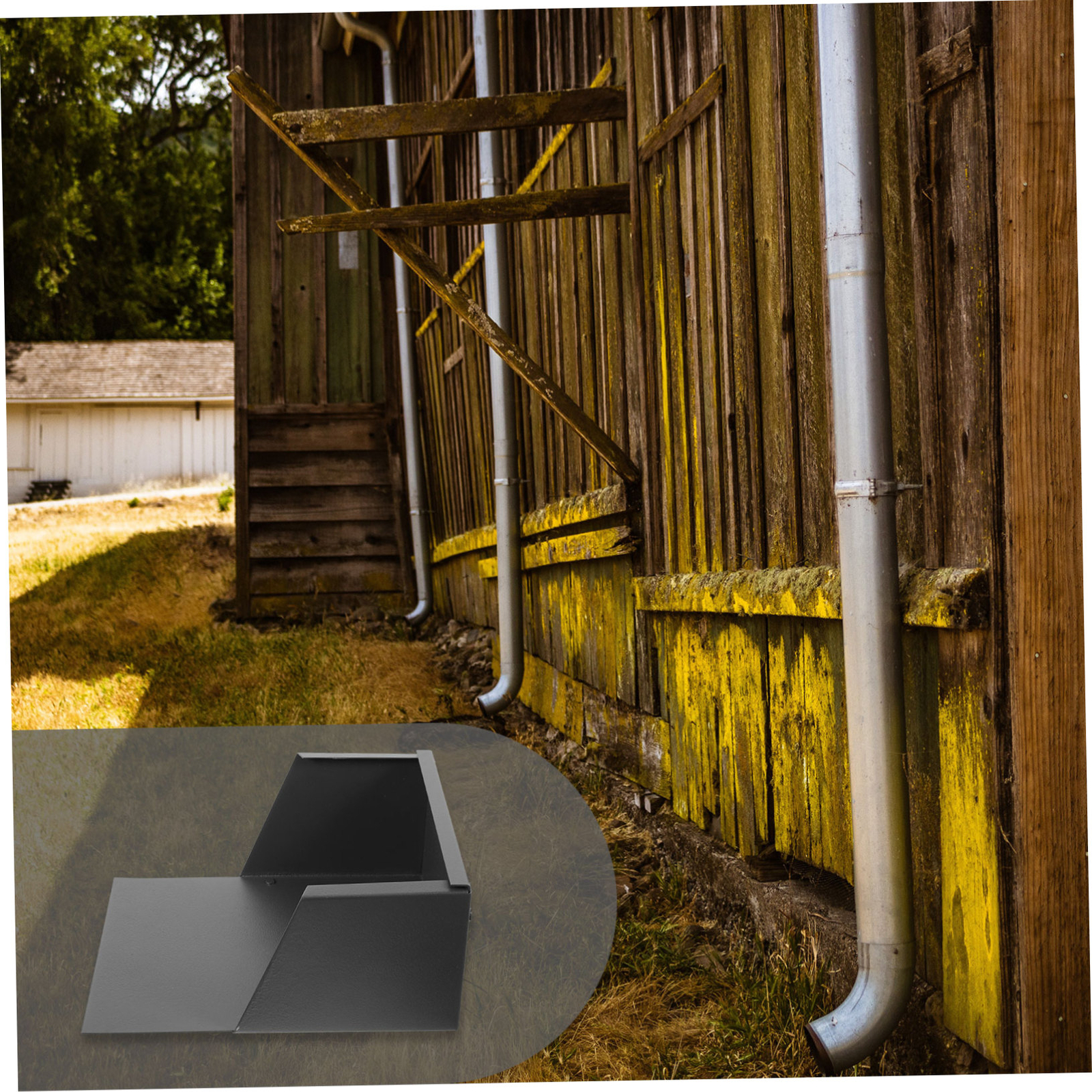 Aluminum Alloy Drain Gutter Extender Spout Downspout Splash Block | eBay