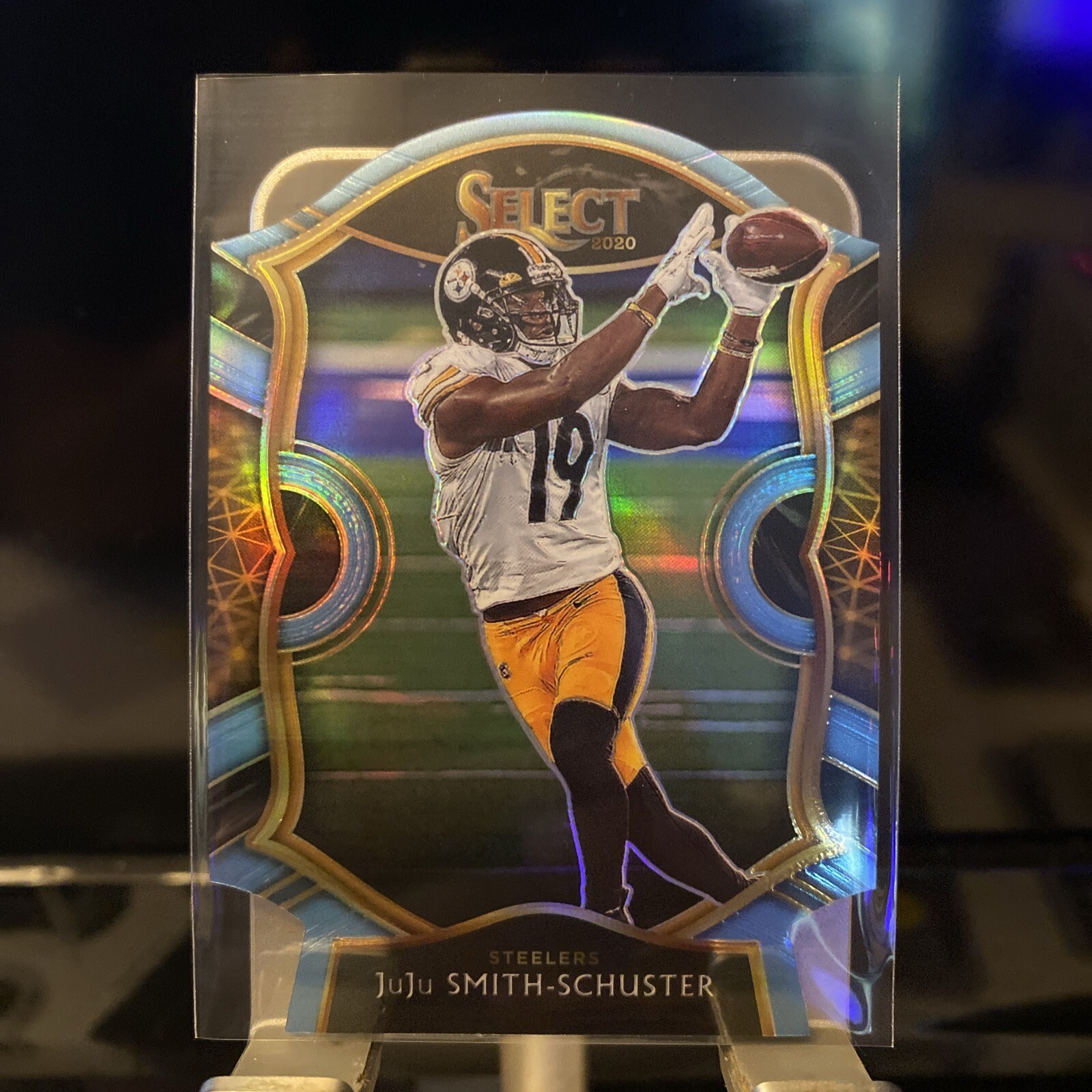 2020 panini select Juju Smith-Schuster light blue prizm die-cut #40 | eBay