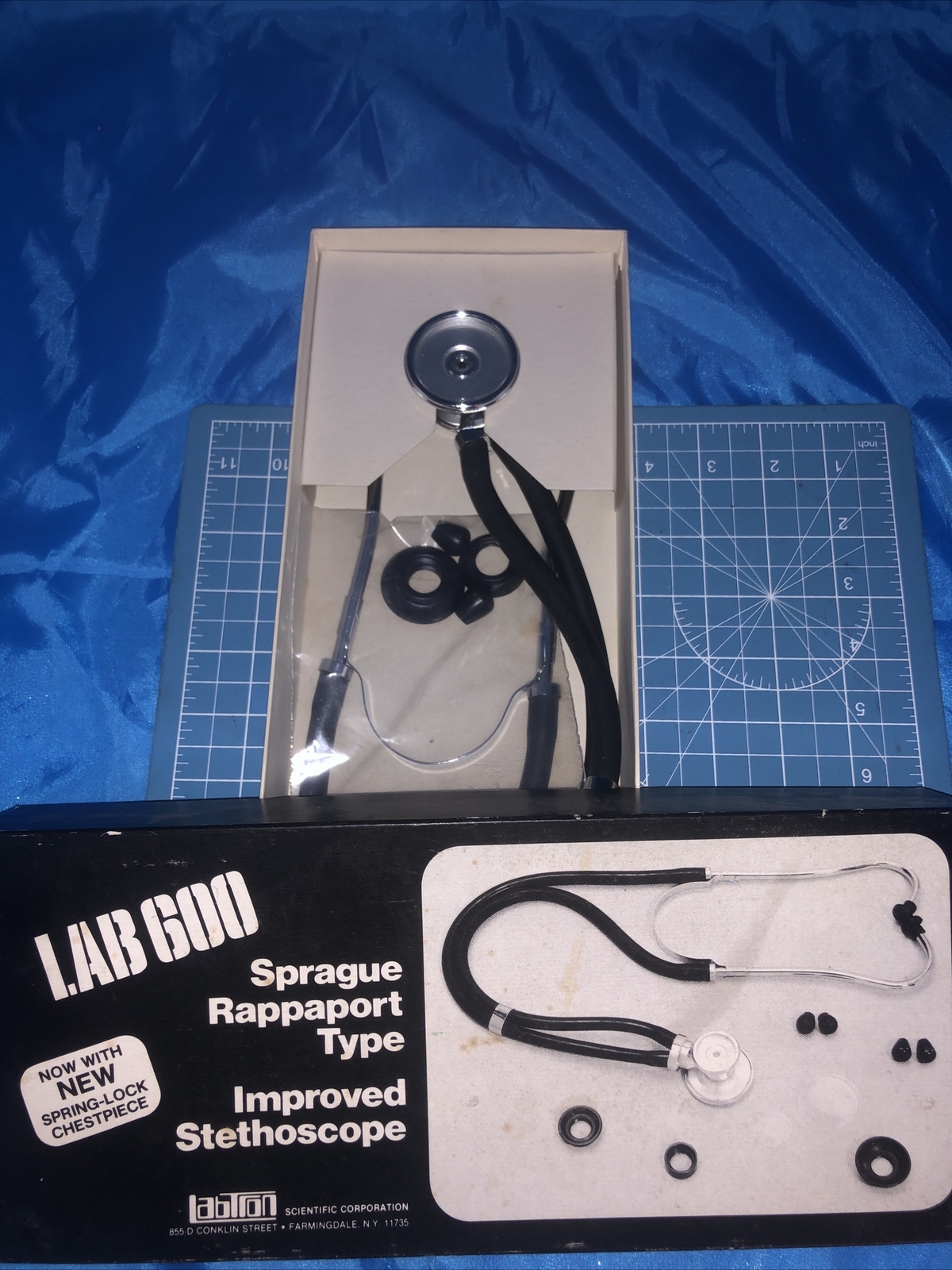 Vintage Labtron Sprague Rappaport Stethoscope LAB600 Original Box ...