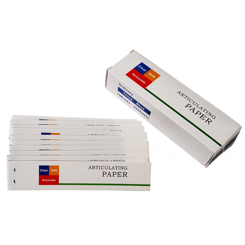 Dental Thick Articulating Paper Thick Blue/Red 12 sheets/Book 12books ...