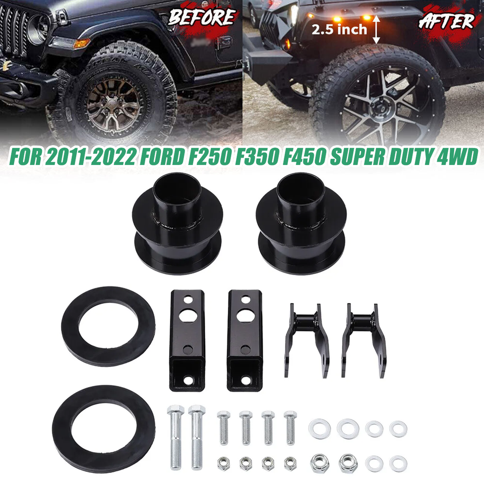 2.5" Leveling Kit For 2011-2022 Ford F250 F350 F450 SuperDuty 4WD With ...