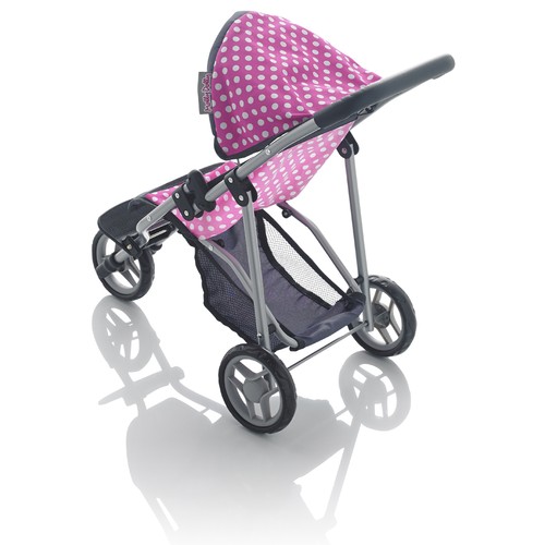Molly Dolly 53cm My First 3 Wheeler Dolls Stroller Buggy Girls Pram ...