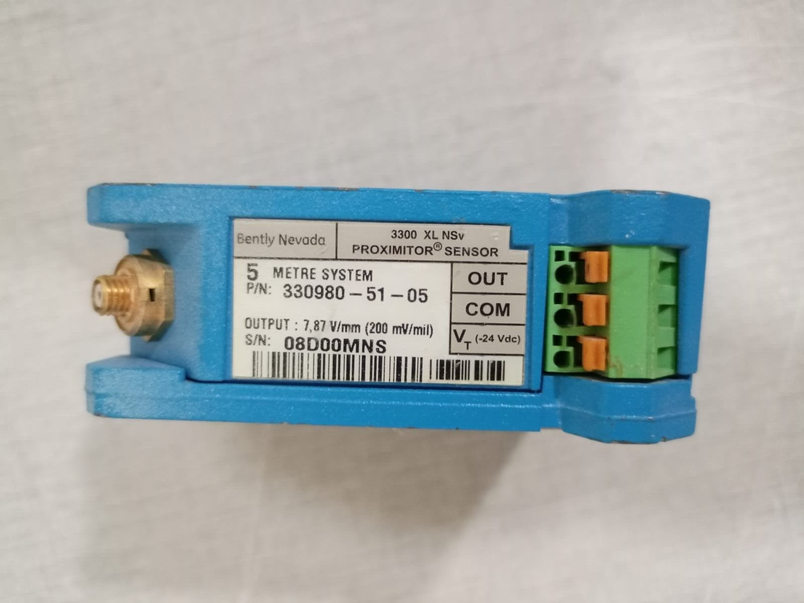 Bently Nevada 3300 XL NSV PROXIMITOR SENSOR 330980-51-05 | eBay