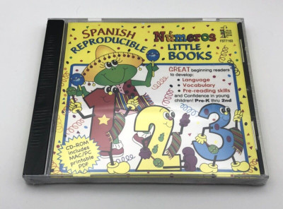 Frog Street Press Little Books Spanish Reproducible Numeros Numbers CD ...