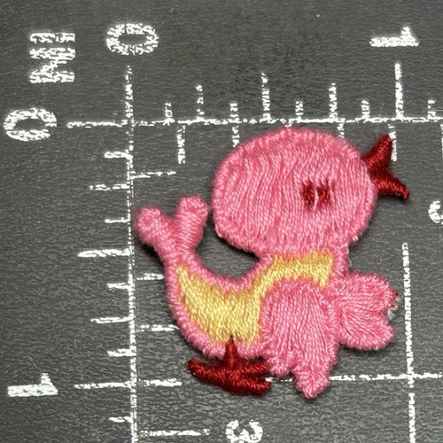 Pink Yellow Songbird Tweet Bird Applique Badge Patch | eBay