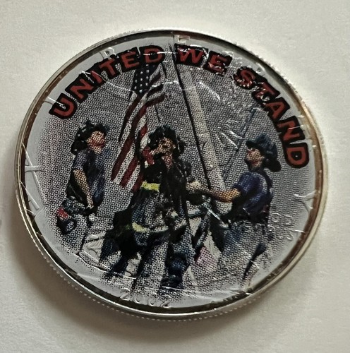 2002 Walking Liberty Silver Dollar ~Colorized~United We Stand 9/11 | eBay
