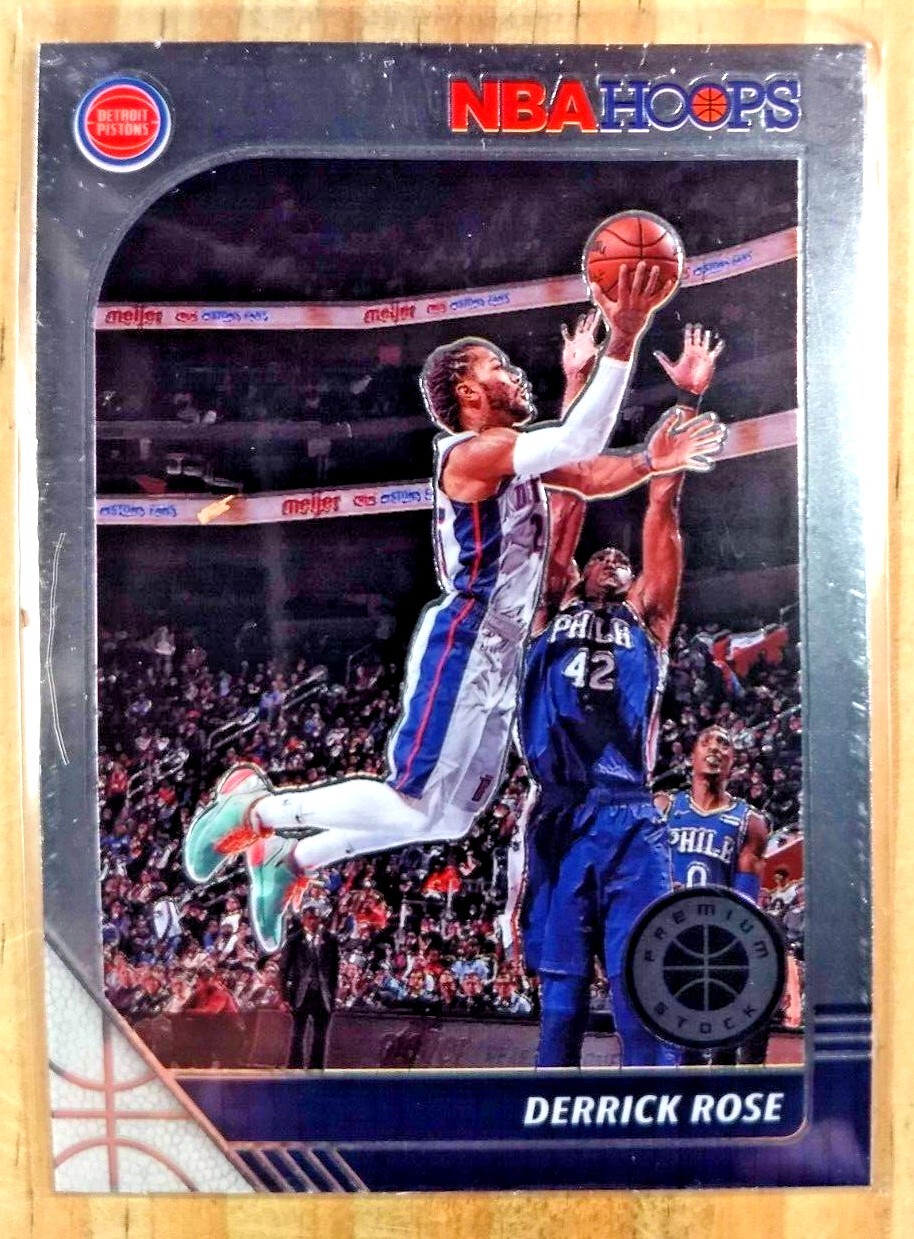 2019-20 PANINI HOOPS PREMIUM STOCK DERRICK ROSE CARD#114 NM-MT BULLS ...