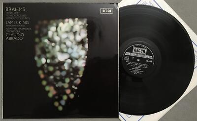 P901 Brahms Songs Rinaldo Cantata King Abbado Decca SXL 6386 Stereo | eBay