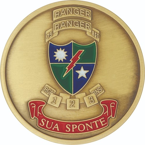 ARMY 75TH RANGER REGIMENT CHALLENGE COIN | eBay