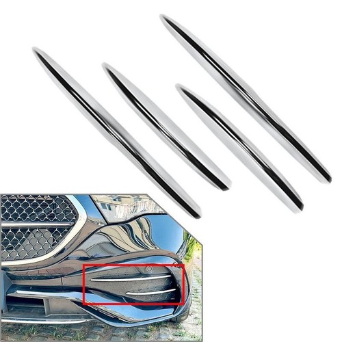 Chrom Nebelscheinwerfer Kühlergrill Zierleiste für Benz E Klasse W214 ...