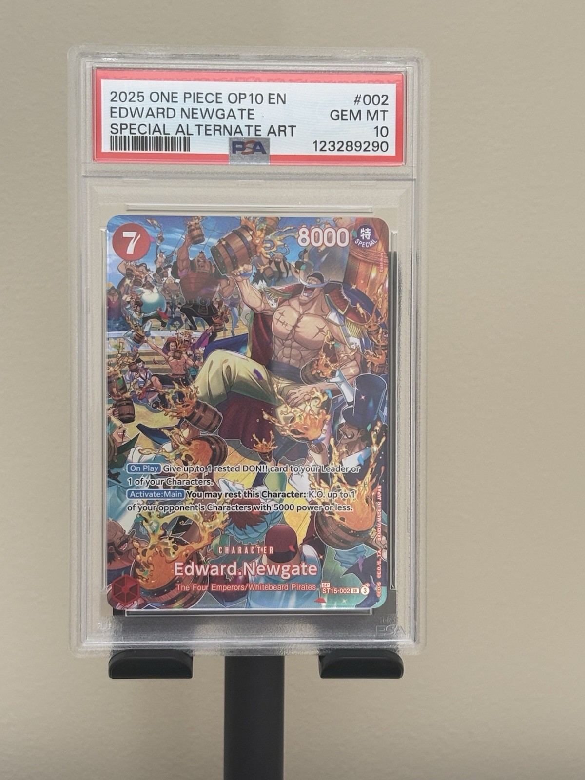 One Piece Edward Newgate Royal Blood ST15-002 English SP Alt Art | eBay