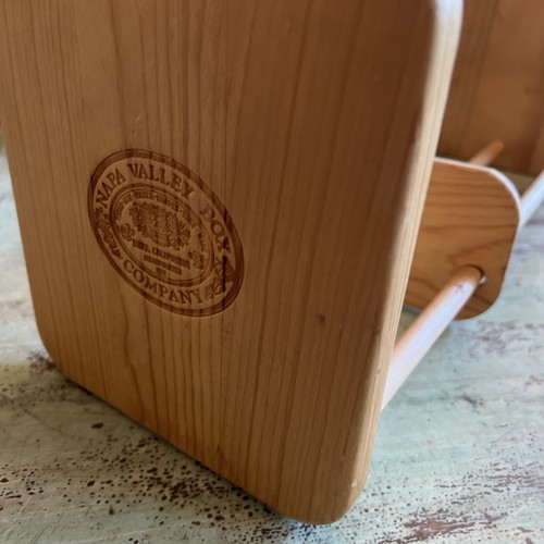 Napa Valley Box Company Wood CD DVD Book Storage Holder Rack Adjustable ...