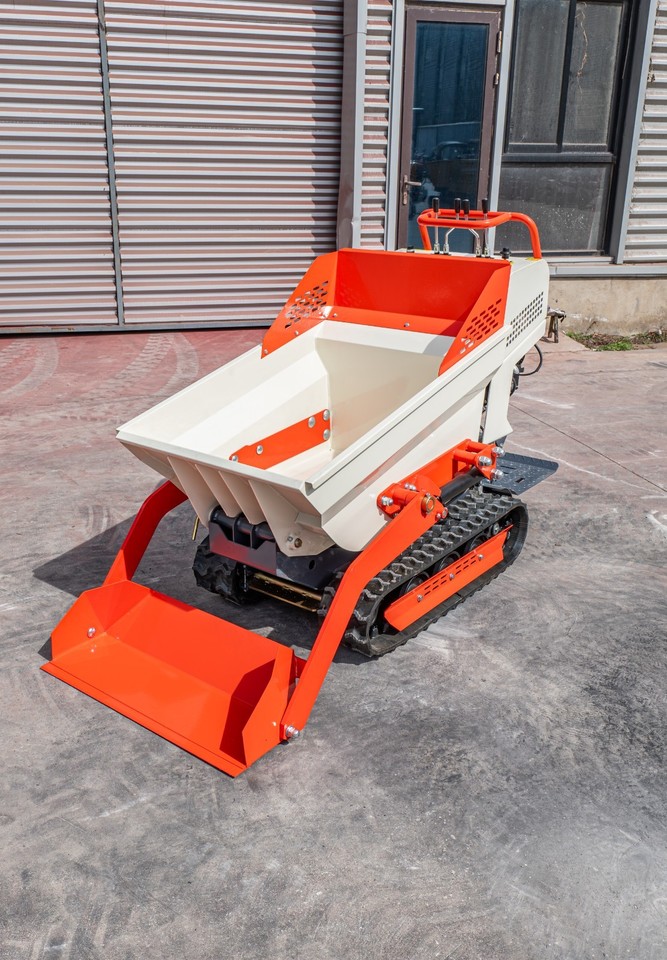 Free Ship 500KG Mini Tracked Tipper Rubber Track Dumper Cart Hopper ...